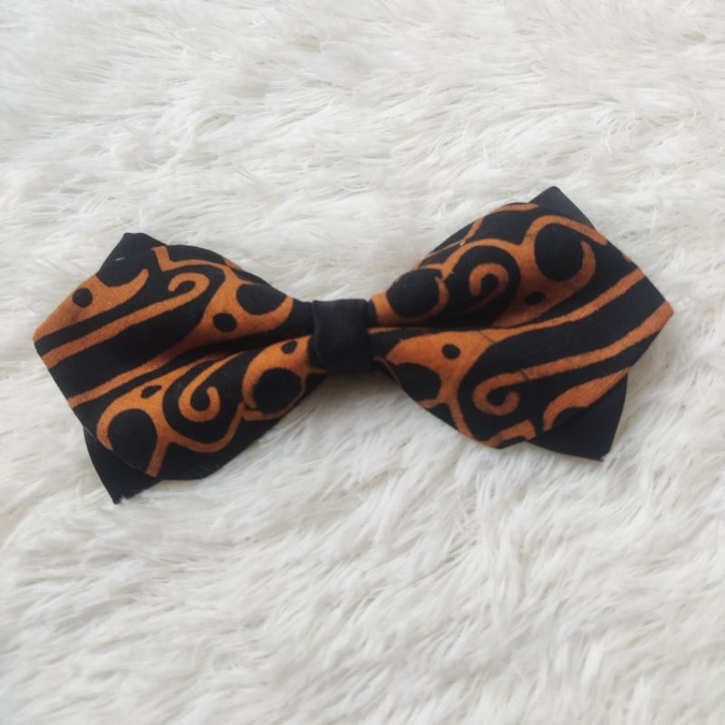 Jual Dasi kupu motif batik warna coklat - limited edition - kota Malang ...