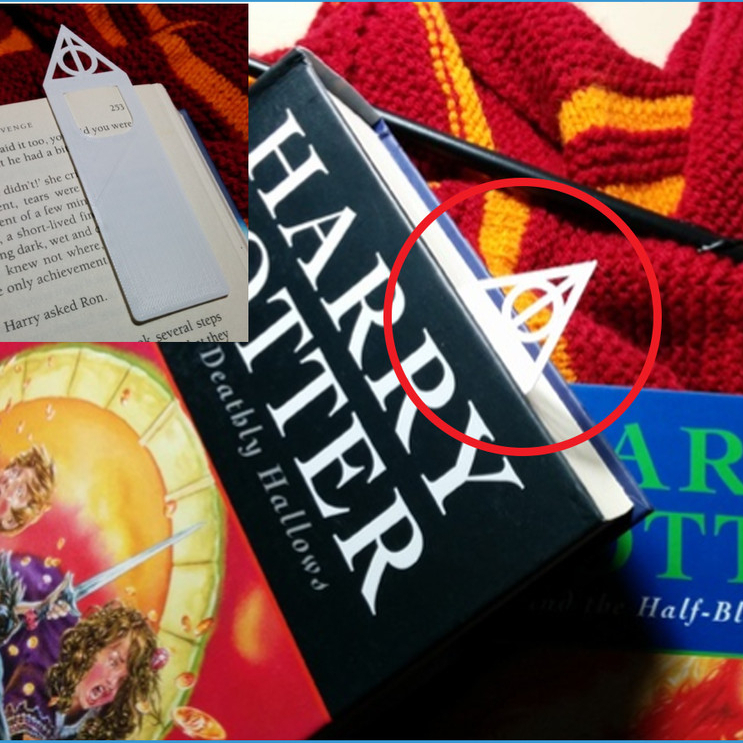 Jual Deathly Hallows bookmark Pembatas Buku Novel | Shopee Indonesia
