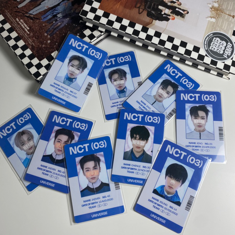 Jual NCT 2021 DREAM UNIVERSE ID CARD PHOTOCARD PC MARK RENJUN JENO ...