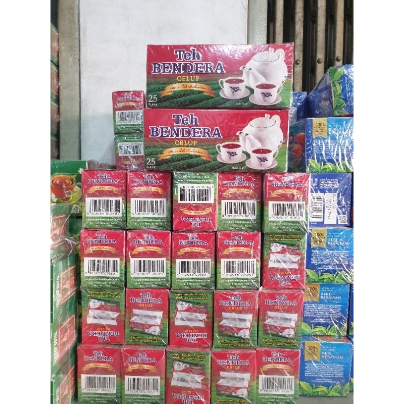 Jual Teh Bendera Celup isi 25 kantong teh | Shopee Indonesia
