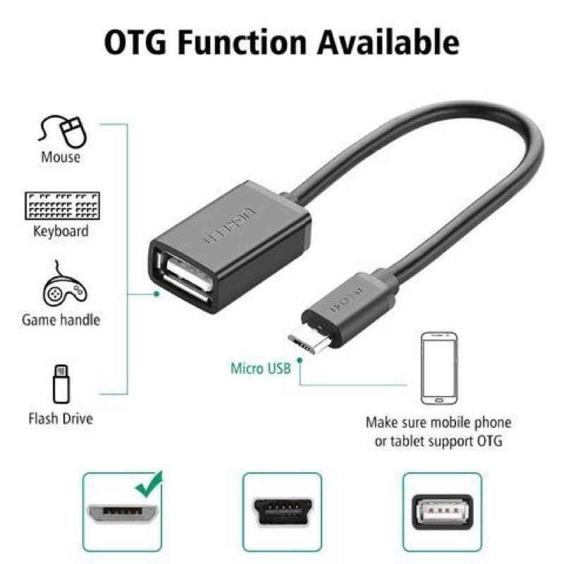 Jual KABEL OTG MICRO USB - OTG MICRO USB KABEL - CABLE OTG MICRO USB ...