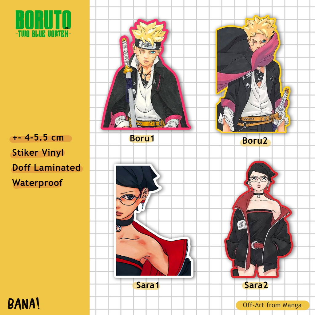 Jual Stiker Boruto Two Blue Vortex Vinyl Waterproof | BANA | Shopee ...