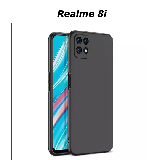Jual Casing SOFTCASE PRO CAMERA BLACK MATTE For Realme 8i | Shopee ...