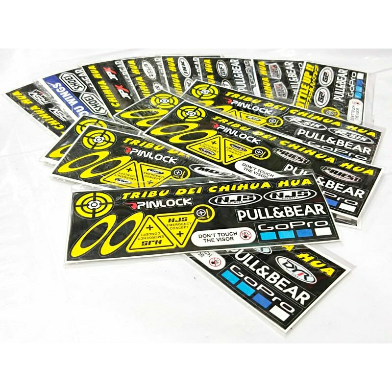 Jual Sticker Kaca helm berbagai macam merk | Shopee Indonesia