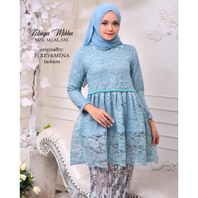 Jual SALE ATASAN KEBAYA BURKAT MUTIARA PAYET BUSUI MIKHA/KEBAYA/KEBAYA ...