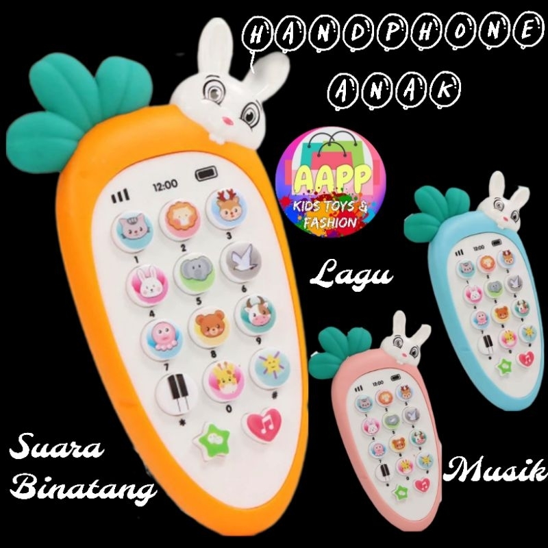 Jual Mainan Handphone Anak dengan Lagu dan Musik lengkap. | Shopee ...