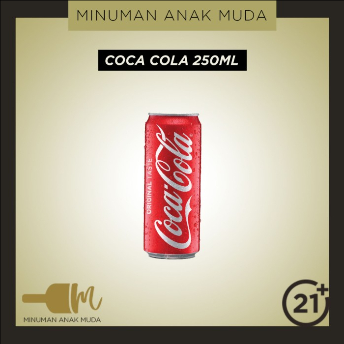 Jual Coca Cola Kaleng 250ml - Minuman Anak Muda | Shopee Indonesia