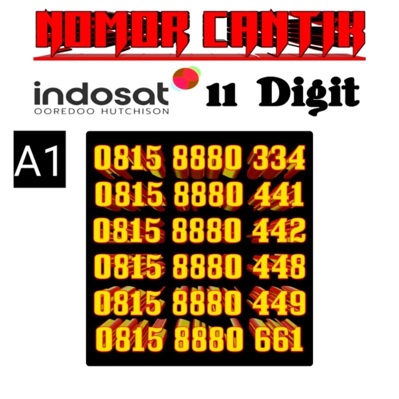 Jual 𝗡𝗢𝗠𝗢𝗥 𝗖𝗔𝗡𝗧𝗜𝗞 𝗜𝗡𝗗𝗢𝗦𝗔𝗧 𝗜𝗠𝟯 𝟭𝟭 𝗗𝗜𝗚𝗜𝗧 | Shopee Indonesia