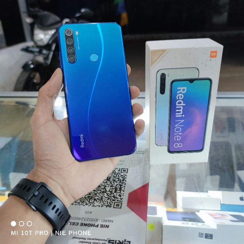 Jual Xiaomi redmi note 8 6/128gb & 4/64gb fullset second | Shopee Indonesia