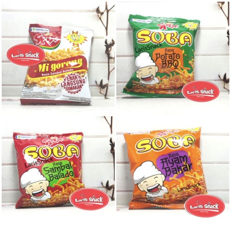 Jual Spix SOBA Snack Noodles Mie (isi 20 Pcs) | Shopee Indonesia