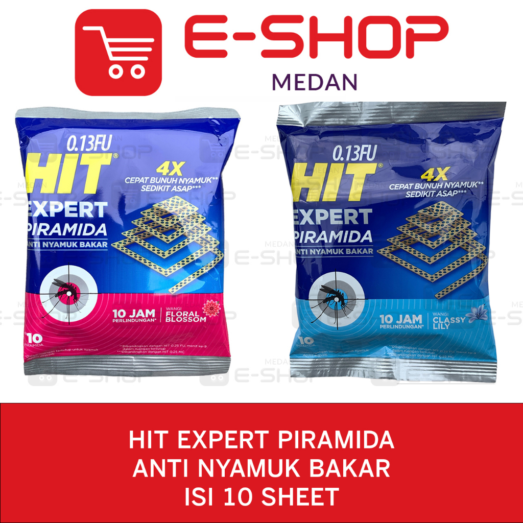 Jual Hit Magic Piramida Expert Obat Anti Nyamuk Bakar Isi 10 sheet ...