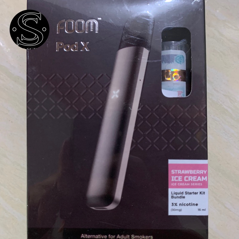 Jual FOOM POD X BUNDLING LIQUID (GREY STRAWBERRY ICRE CREAM 15ML ...