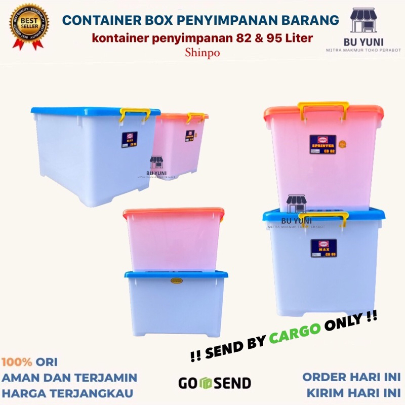 Jual SHINPO CONTAINER BOX KONTAINER BOX TEMPAT PENYIMPANAN BARANG ...