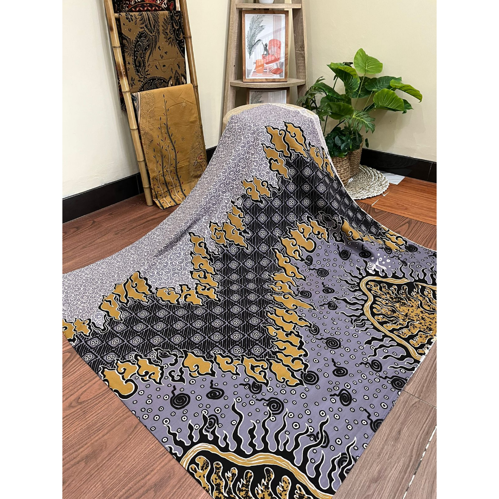 Jual Kain Batik SOLO motif galaran parang warna pastel | Shopee Indonesia