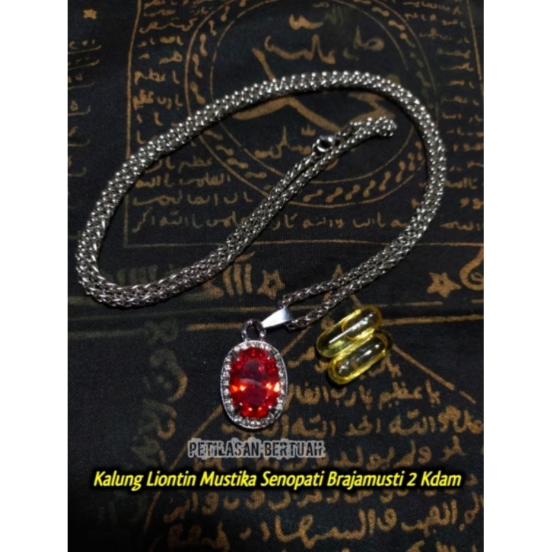Jual ( Bisa COD ) Kalung Liontin Batu S3nopati Br4jamusti 2Kdam 4ktif ...