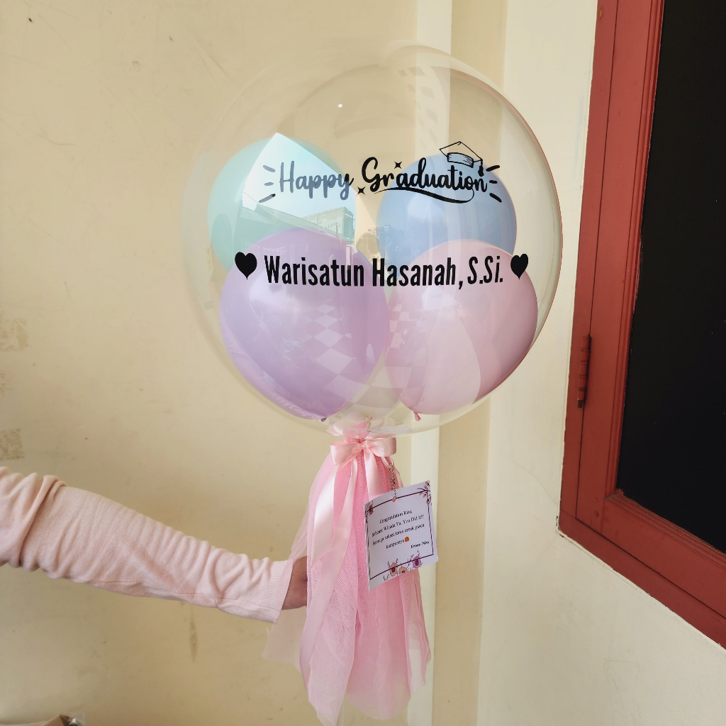 Jual Buket Balon Bucket Balon Bouquet Balon single balloon | Shopee ...