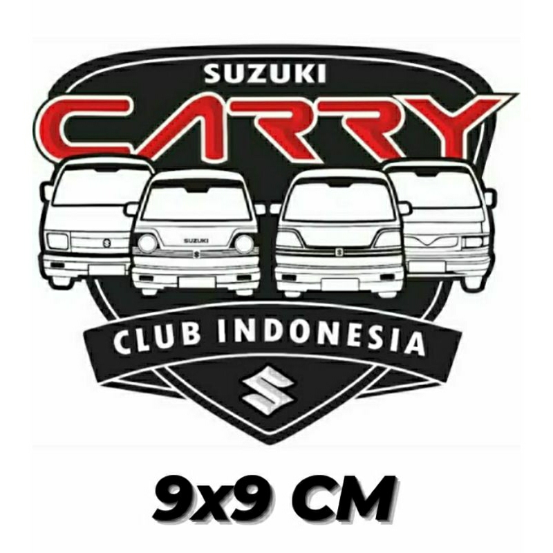 Jual DAPAT 2 PCS Sticker Print SCCI sticker SUZUKI carry club indonesia ...