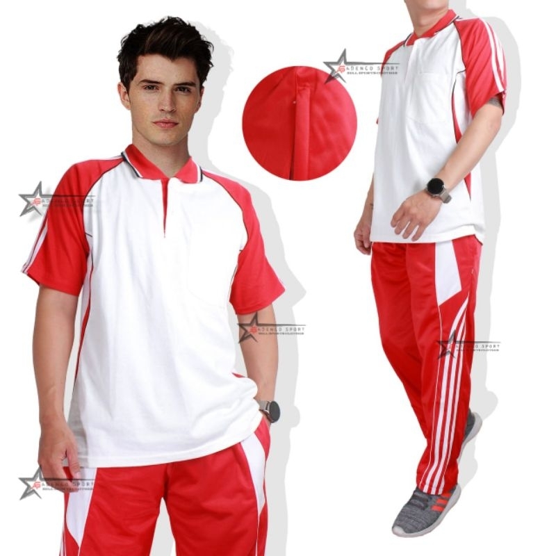 Jual Setelan Baju Olahraga Lengan Pendek Pria / Seragam Baju Olahraga ...