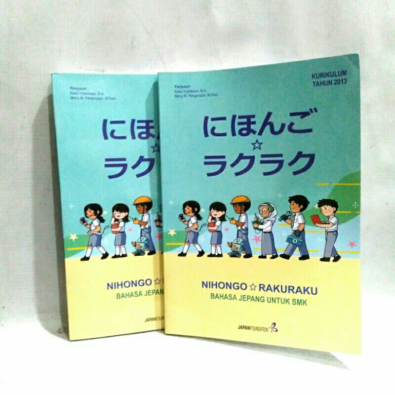 Jual Buku Paket SMK Bahasa Jepang Nihongo Rakuraku | Shopee Indonesia