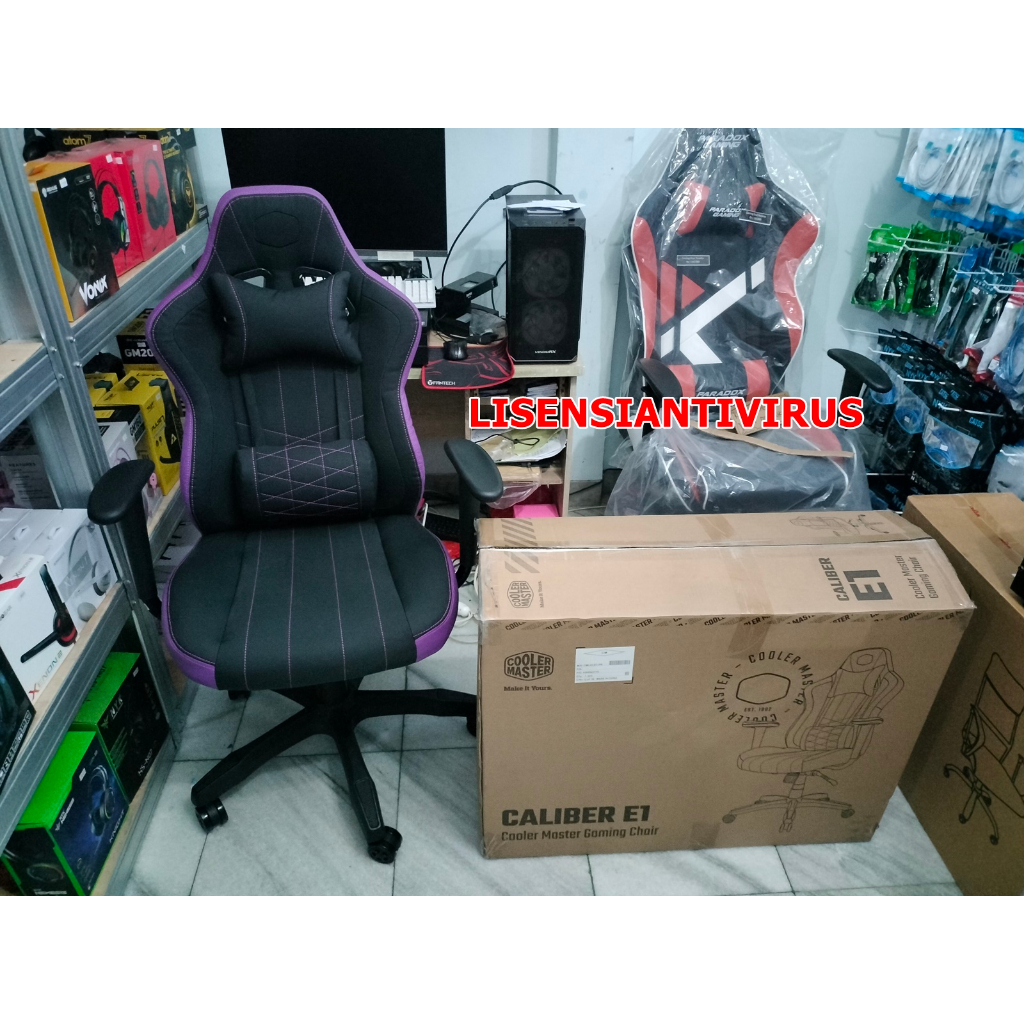 Jual Gaming Chair Cooler Master Caliber E1 Kursi Gaming Purple Edition | Shopee Indonesia