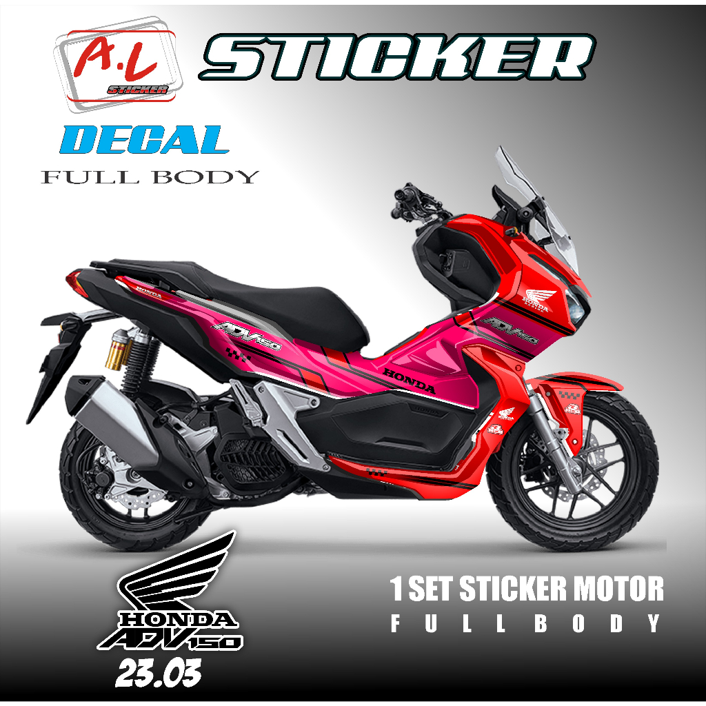 Jual Decal Full Body ADV 150 Stiker Full Body ADV 150 Stiker Motor ADV ...