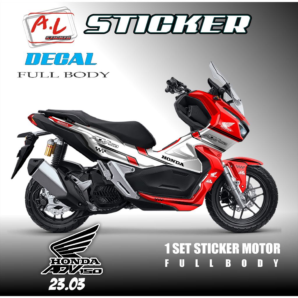 Jual Decal Full Body ADV 150 Stiker Full Body ADV 150 Stiker Motor ADV ...