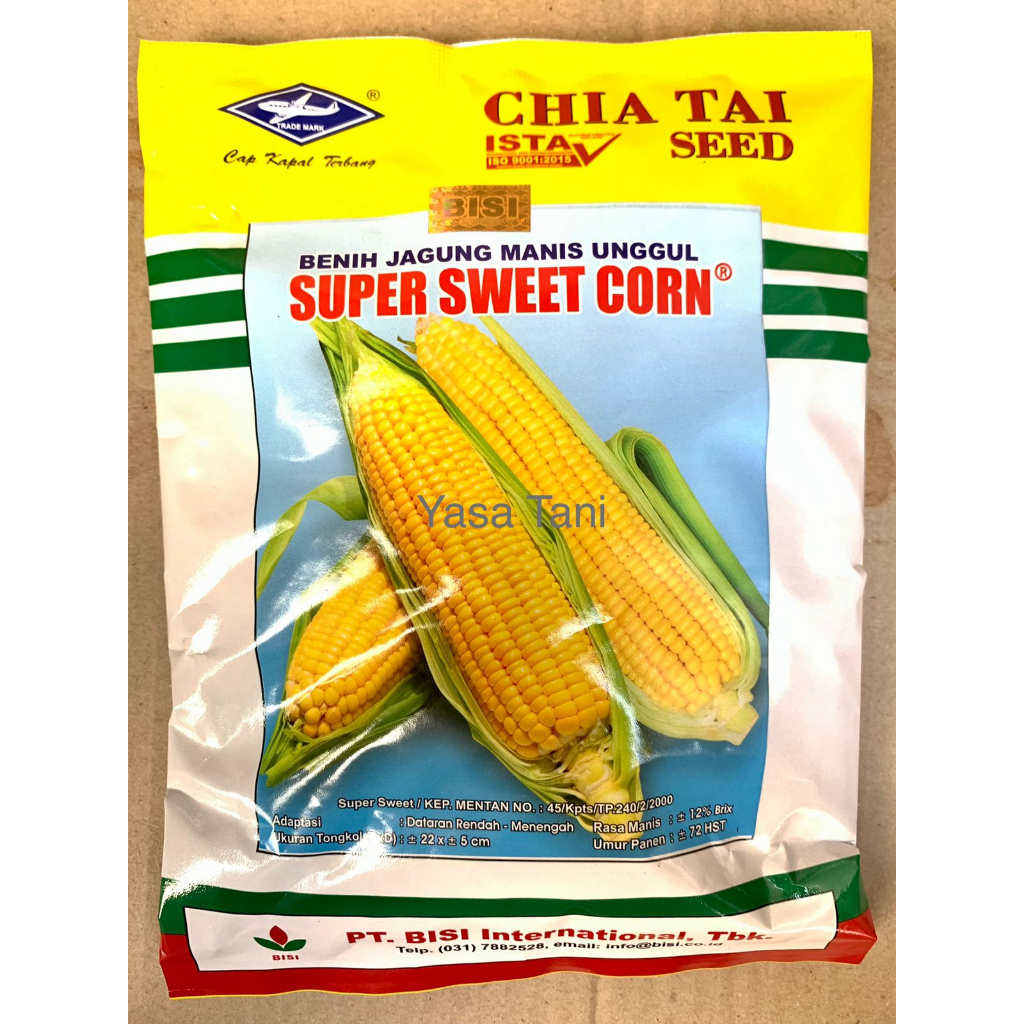 Jual Benih Jagung Manis Super Sweet Corn - 250 Gram Cap Kapal Terbang kadaluarsa 2024 | Shopee ...
