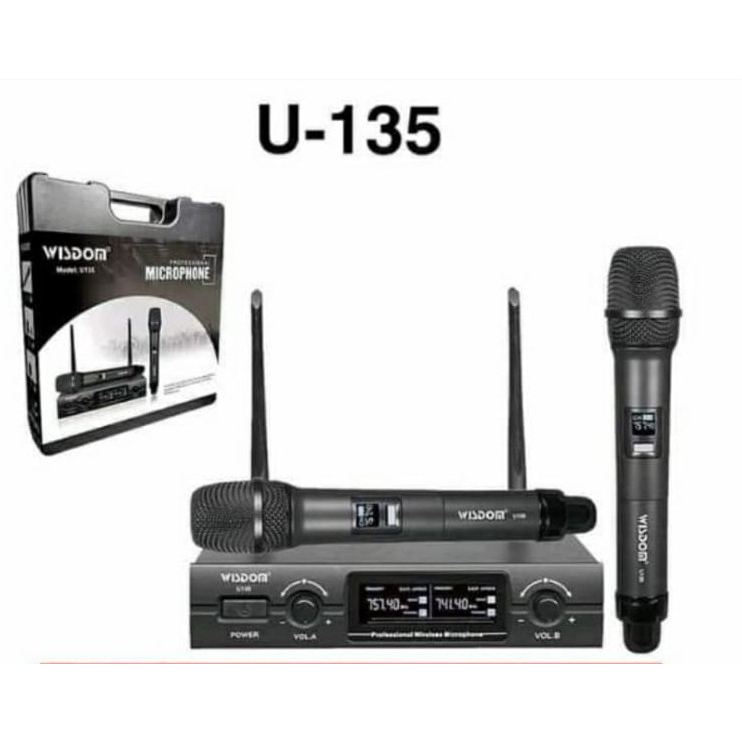 Jual Mic Wireless Wisdom U135 UHF Original - Cocok untuk Karaoke ...