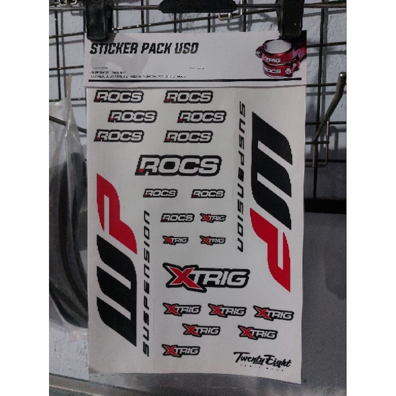 Jual STICKER PACK USD REAL JUMP HT WP SHOWA XTRIG ROCS | Shopee Indonesia