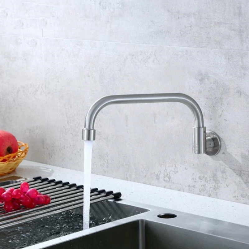 Jual 25 Kran Angsa Dapur Tembok Stainless SUS 304 Keran Air Cuci Piring ...