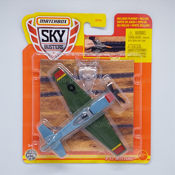 Jual Matchbox Sky Busters P-51 Mustang | Shopee Indonesia