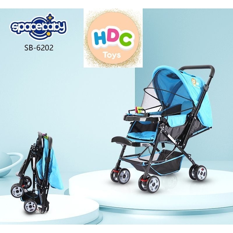 Jual Stroller Duduk tidur bisa 2 arah depan belakang Space Baby SB 6202 ...