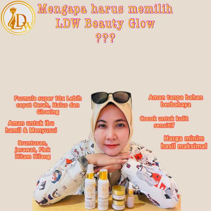 Jual LDW BEAUTY GLOW Paket Cerah dalam 7hari | Shopee Indonesia