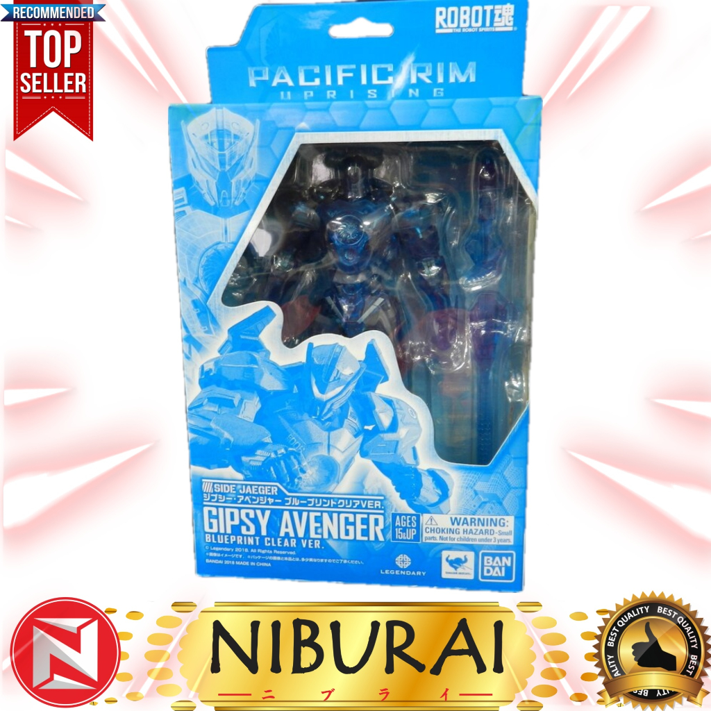 Jual Robot Spirits Pacific Rim Uprising Side Gipsy Avenger Blueprint ...