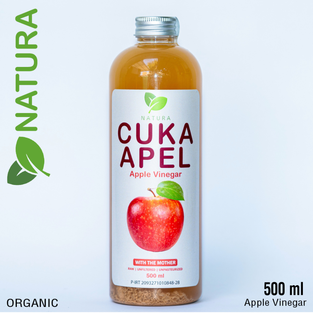 Jual NATURA - Cuka Apel / Apple Cider Vinegar with Mother / ACV ...