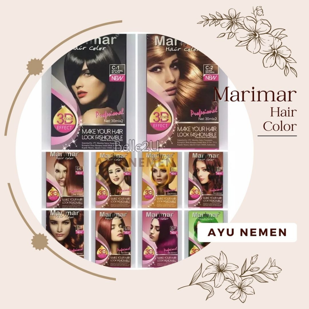 Jual MARIMAR HAIR COLOR / Marimar semir rambut | Shopee Indonesia