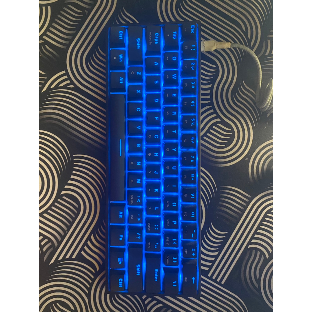 Jual fantech keyboard maxfit61 / maxfit 61 - hitam | Shopee Indonesia