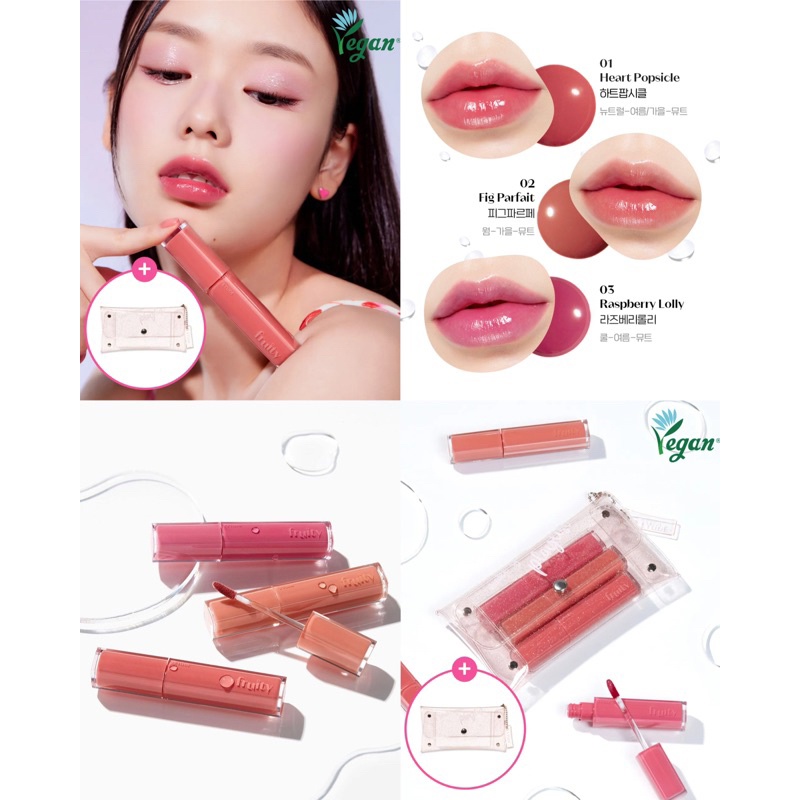 Jual [READY 31 OCT] FREE POUCH‼️ ETUDE HOUSE Etudehouse Fruity Dewy ...
