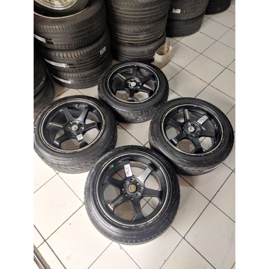 Jual velg mobil second TE37 ring 16 hole 4x100/114,3 buat jazz yaris livina | Shopee Indonesia
