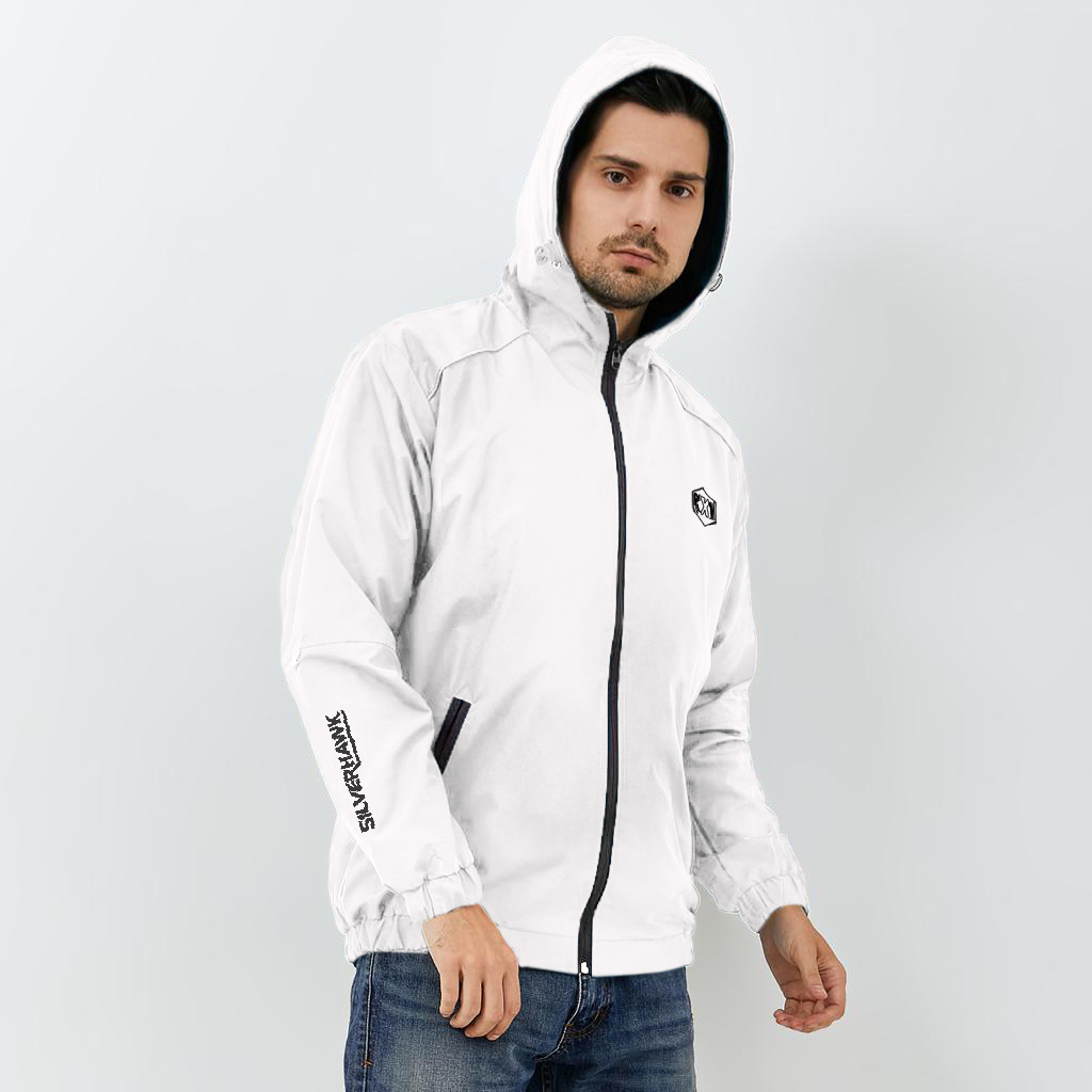 Jual Jaket pria Wanita Hoodie Waterproof Windbreaker Jeket Anti Angin ...
