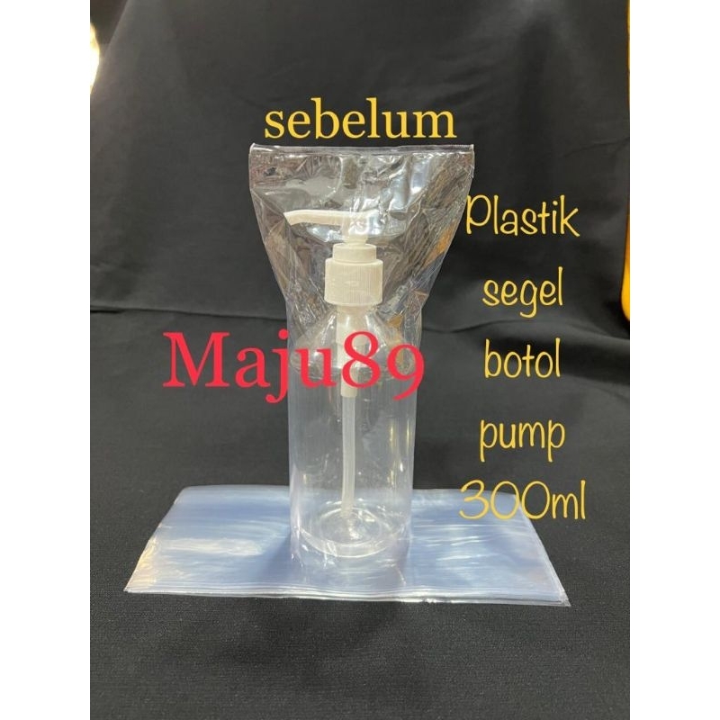 Jual Plastik segel botol pump 300ml | Shopee Indonesia