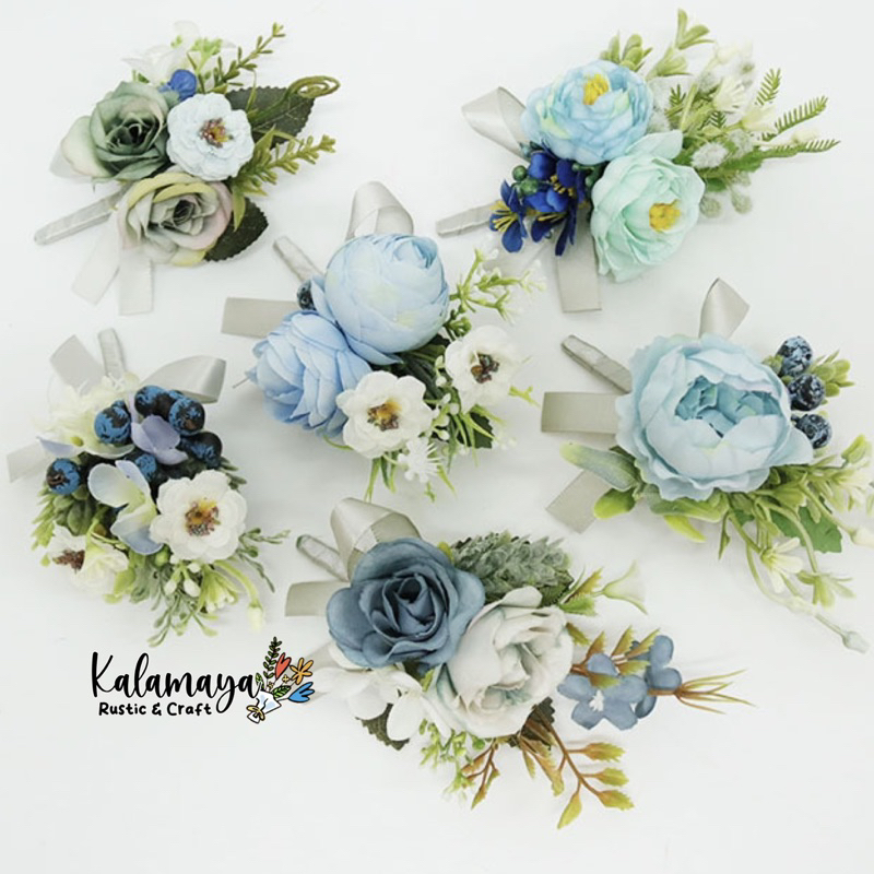 Jual KRS 2 Corsage Korsage Korsase Boutonniere Hiasan Jas Pengantin ...