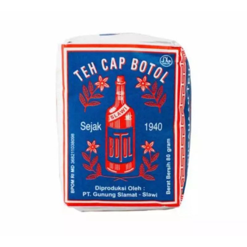 Jual Teh cap botol biru 40 gram | Shopee Indonesia
