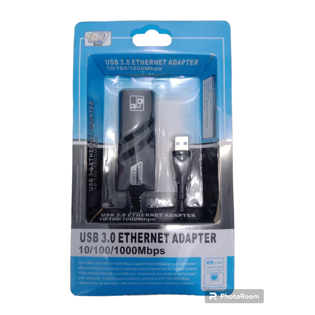 Jual USB Lan 3.0 To utp netwokrk Ethernet Adapter 10/100/1000Mbps ...