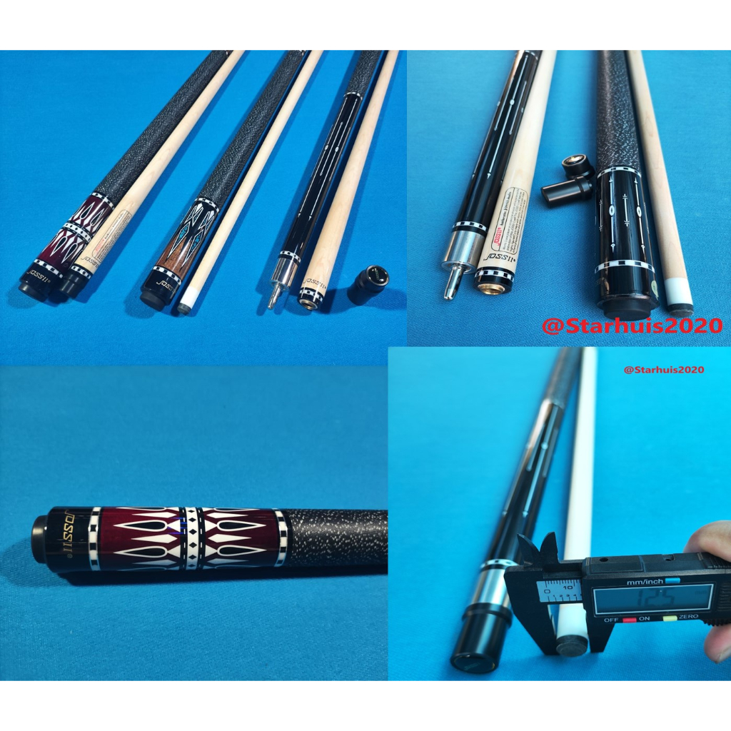 Jual Stik Billiard JOSS II Cue 12.5mm Maple Cue Linen Grip very ...