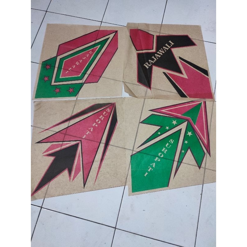 Jual kertas layangan sablon 2 warna per 50pcs | Shopee Indonesia
