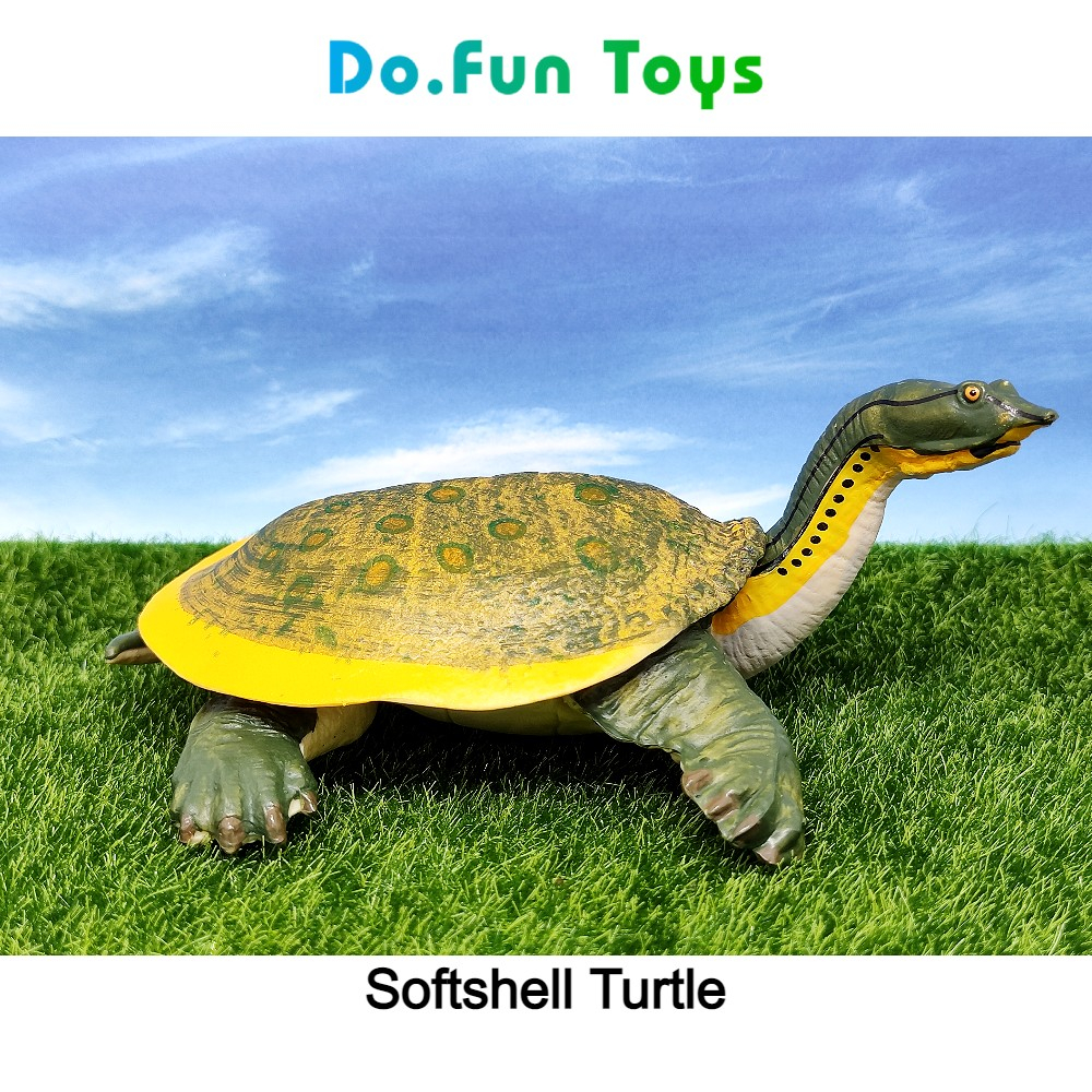 Jual Animal Figurine | SOFTSHELL TURTLE / Mainan Miniatur Binatang Labi ...