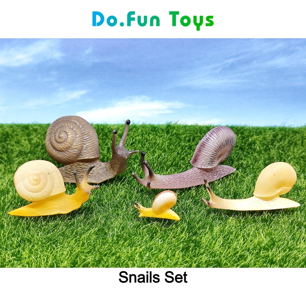 Jual Animal Figurine | SNAILS SET / Mainan Miniatur Set Binatang ...
