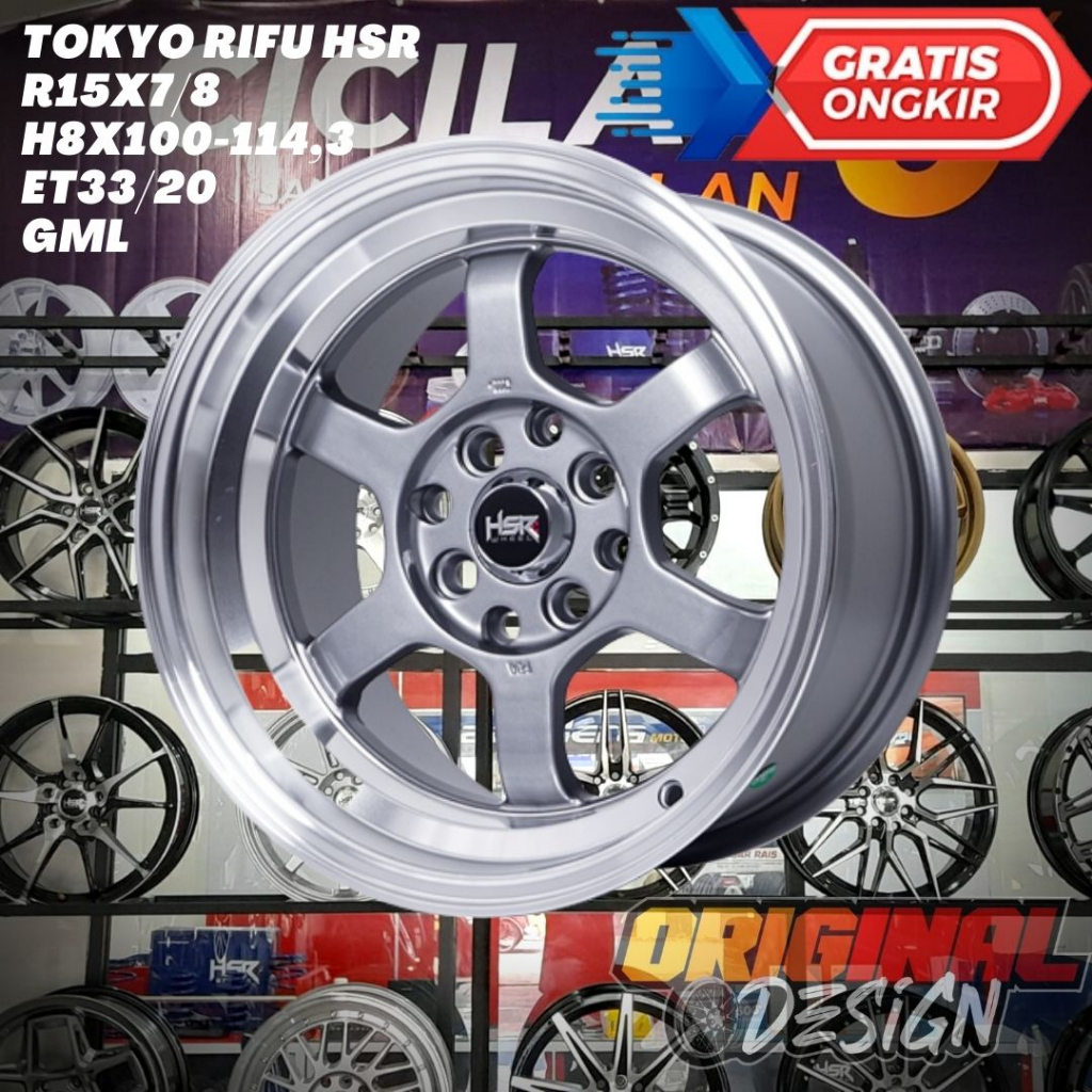Jual Velg Mobil Ring 15 TOKYO RIFU R15 Kijang , Corolla , Baleno , Soluna | Shopee Indonesia