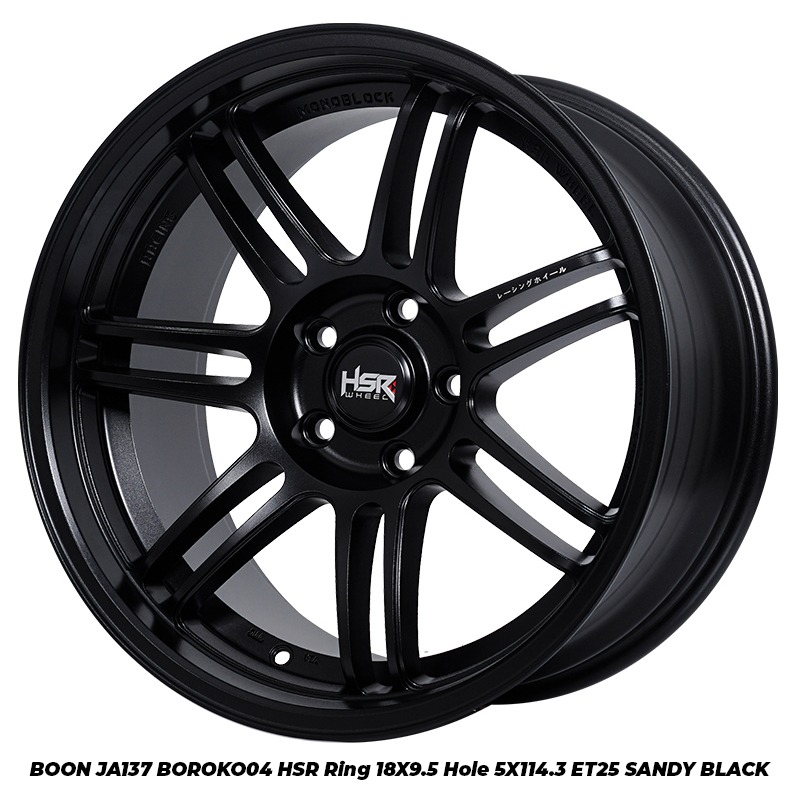 Jual velg original hsr model boon r18 h5 greyy buat zenix,crv,almas,dll ...